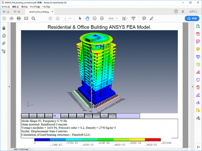 ANSYS_FEA_building | VTSソフトウェア株式会社